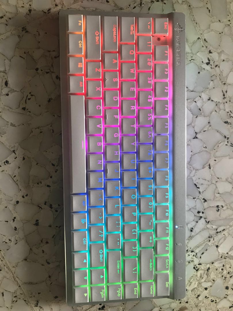 LOW PROFILE KEYCAP MECHANICAL KEYBOARD with bluetooth, Computers & Tech ...