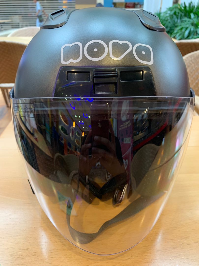 Nova helmet, Motorcycles, Motorcycle Accessories on Carousell