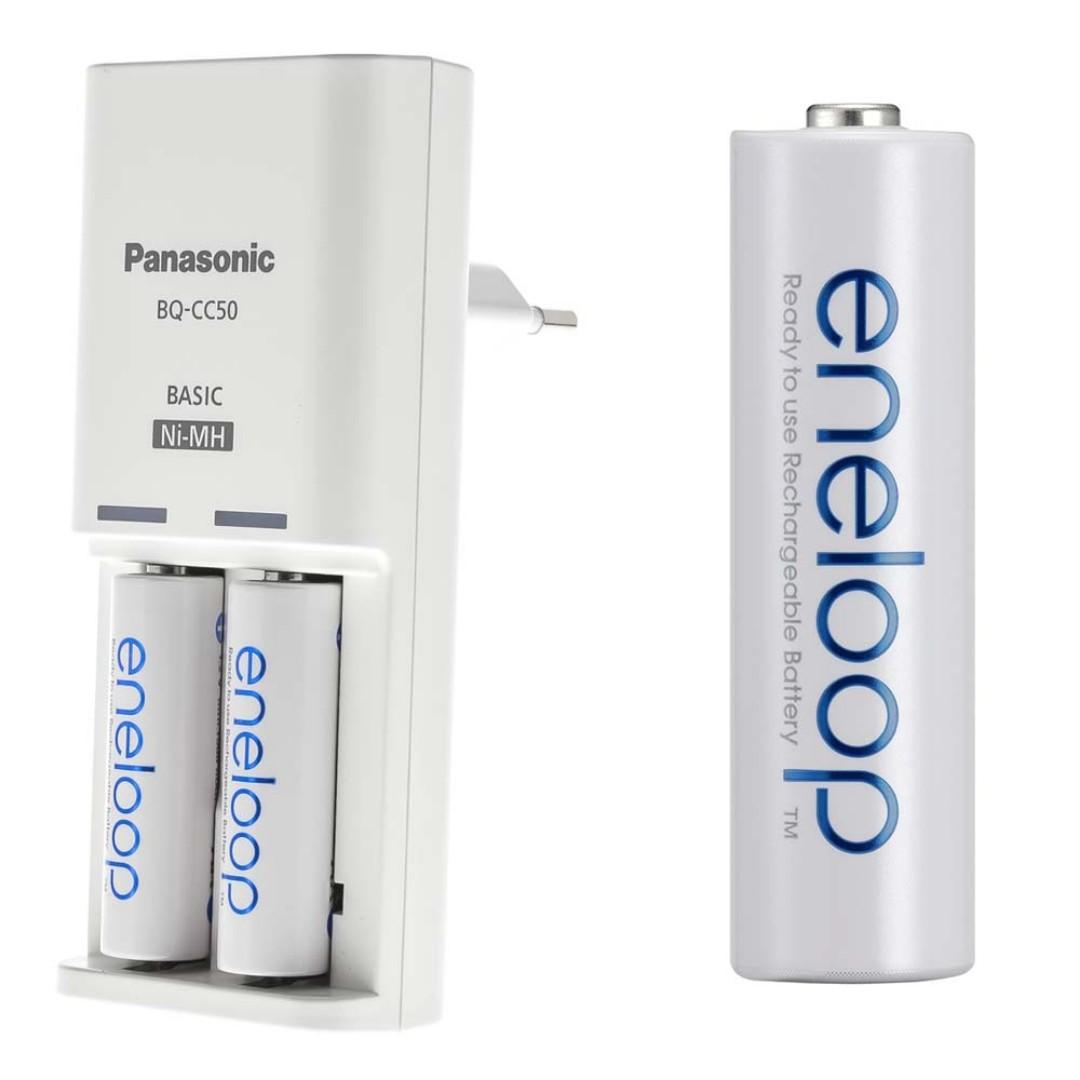 Panasonic Eneloop Basic charger AA battery 2000mah kit set with Proocam ...