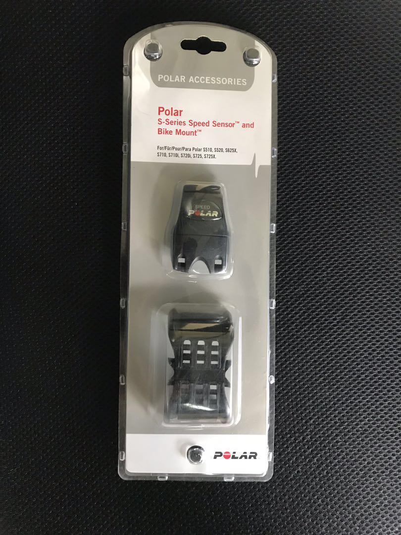 Polar S-series Speed Sensor and Bike Mount, Sports Equipment, Bicycles ...