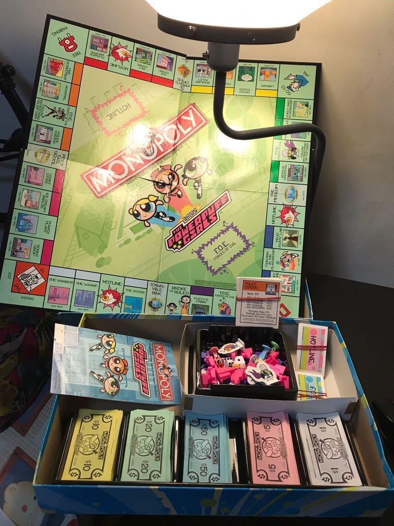 Powerpuff Girls Monopoly Board Game, Hobbies & Toys, Toys & Games on ...