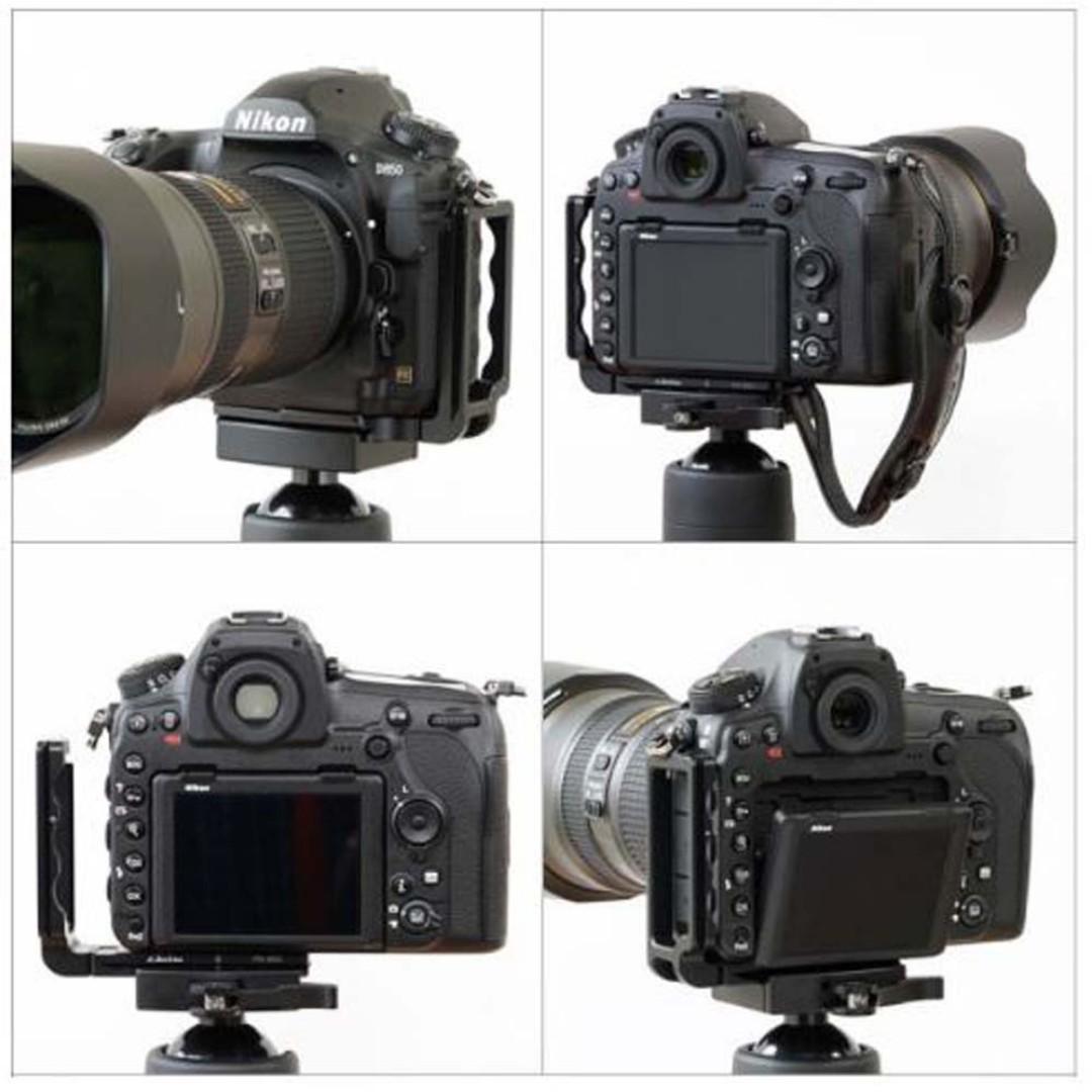 Proocam Nikon D850 Metal Quick Release L-Plate Bracket Hand Grip Arca ...