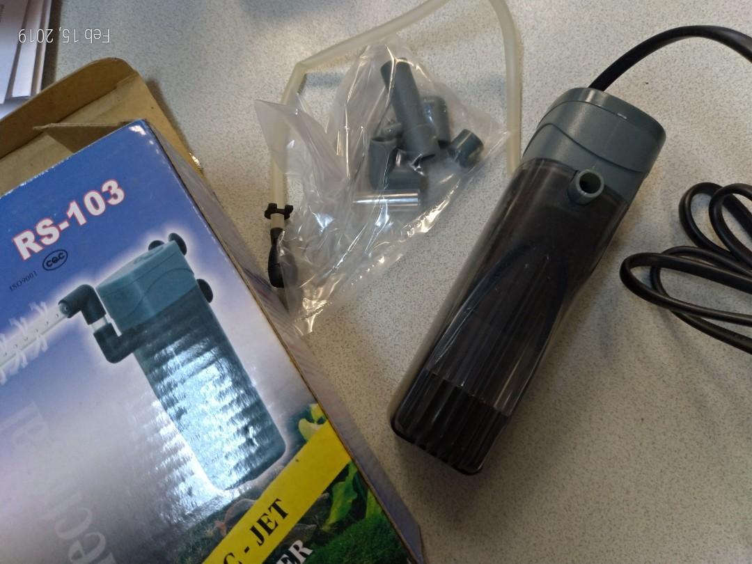 RS Electrical RS-103 aquarium Magic Jet filter 水族 魚缸 潛水泵 濾水器, 寵物用品, 寵物家 ...