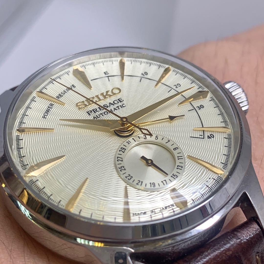 Seiko Presage Cocktail Cream Dial Automatic Dress Watch SSA387J, Luxury ...