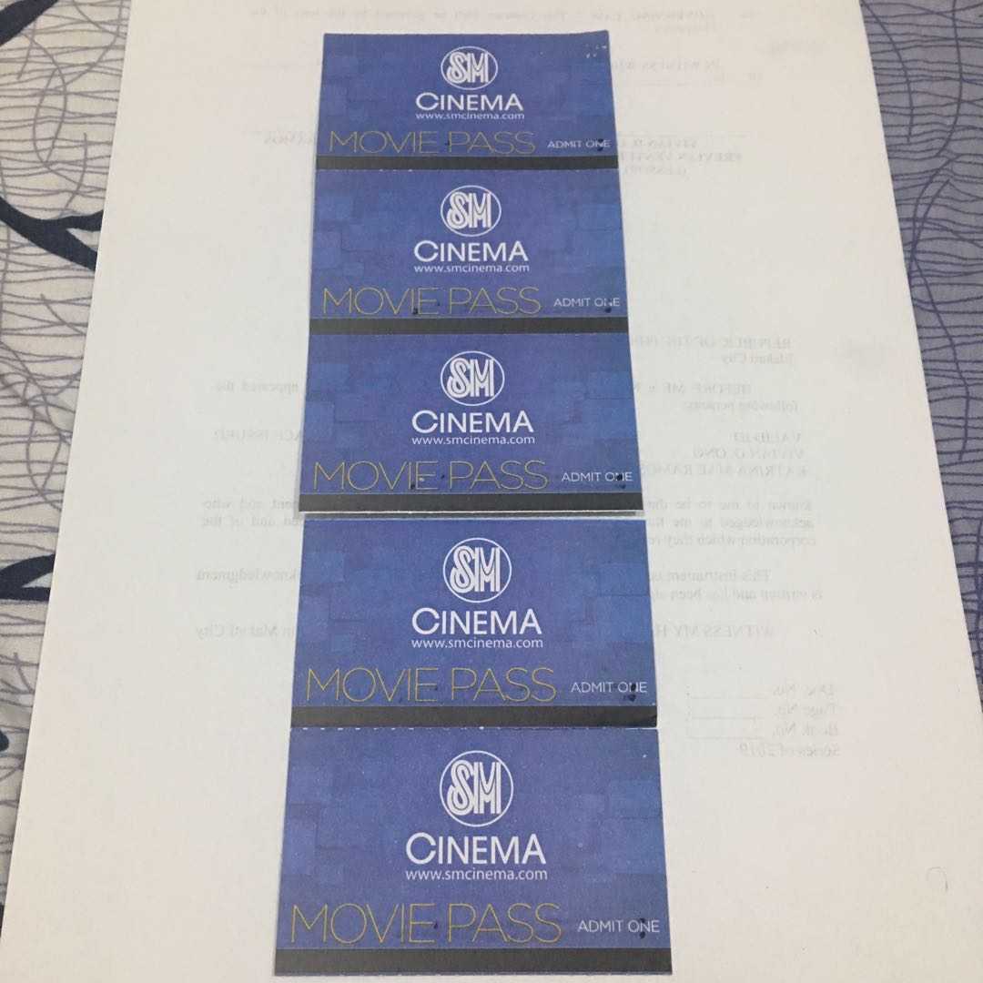 SM Cinema Movie Pass, Tickets & Vouchers, Store Credits on Carousell