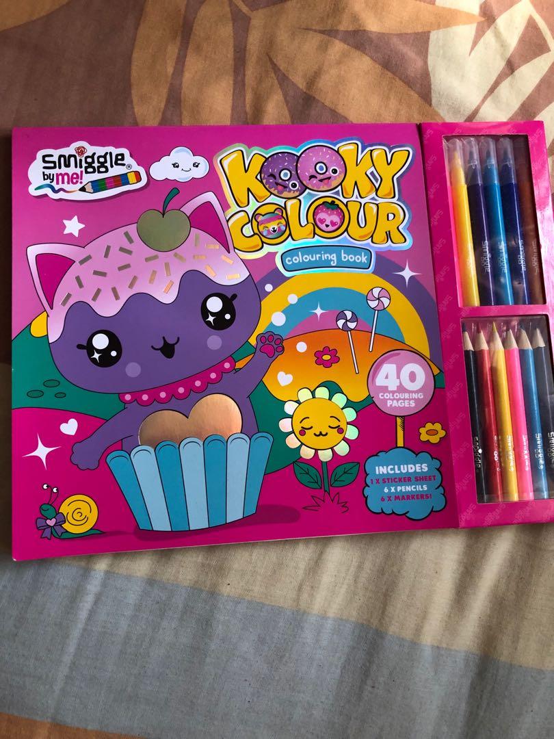 Smiggle Colouring Book : Kooky Colour, Hobbies & Toys, Books ...
