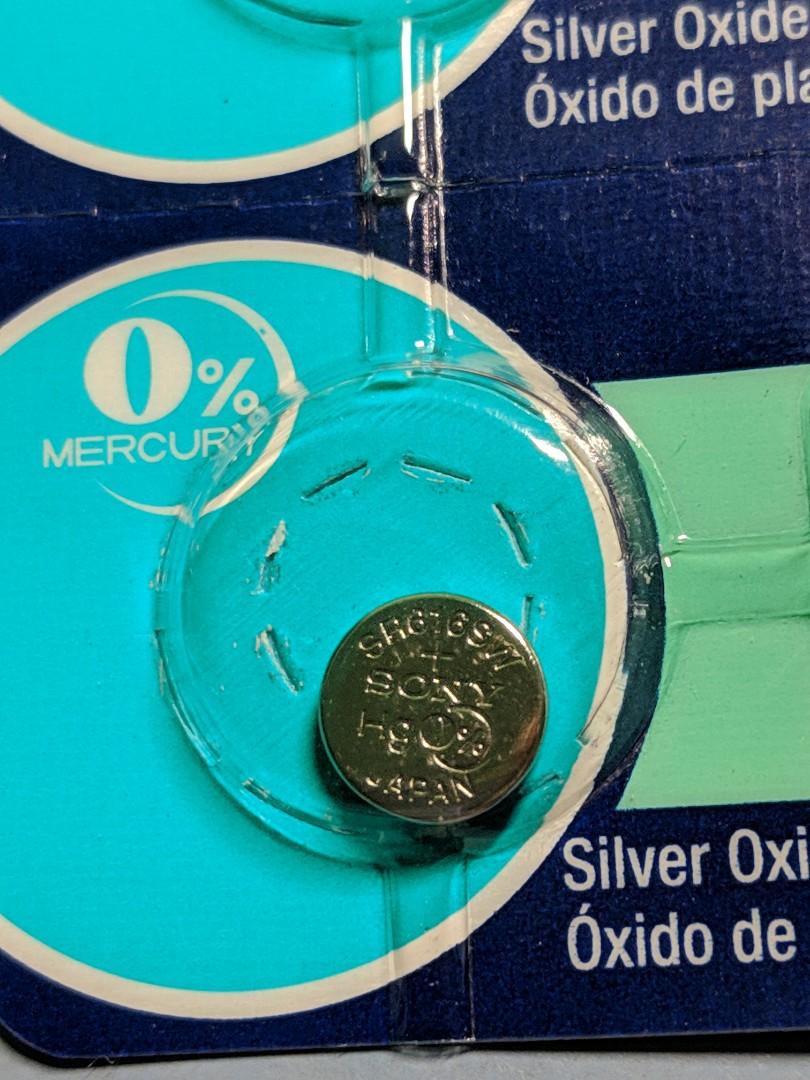 Sony SR616SW 321 battery 0% Mercury, Everything Else on Carousell