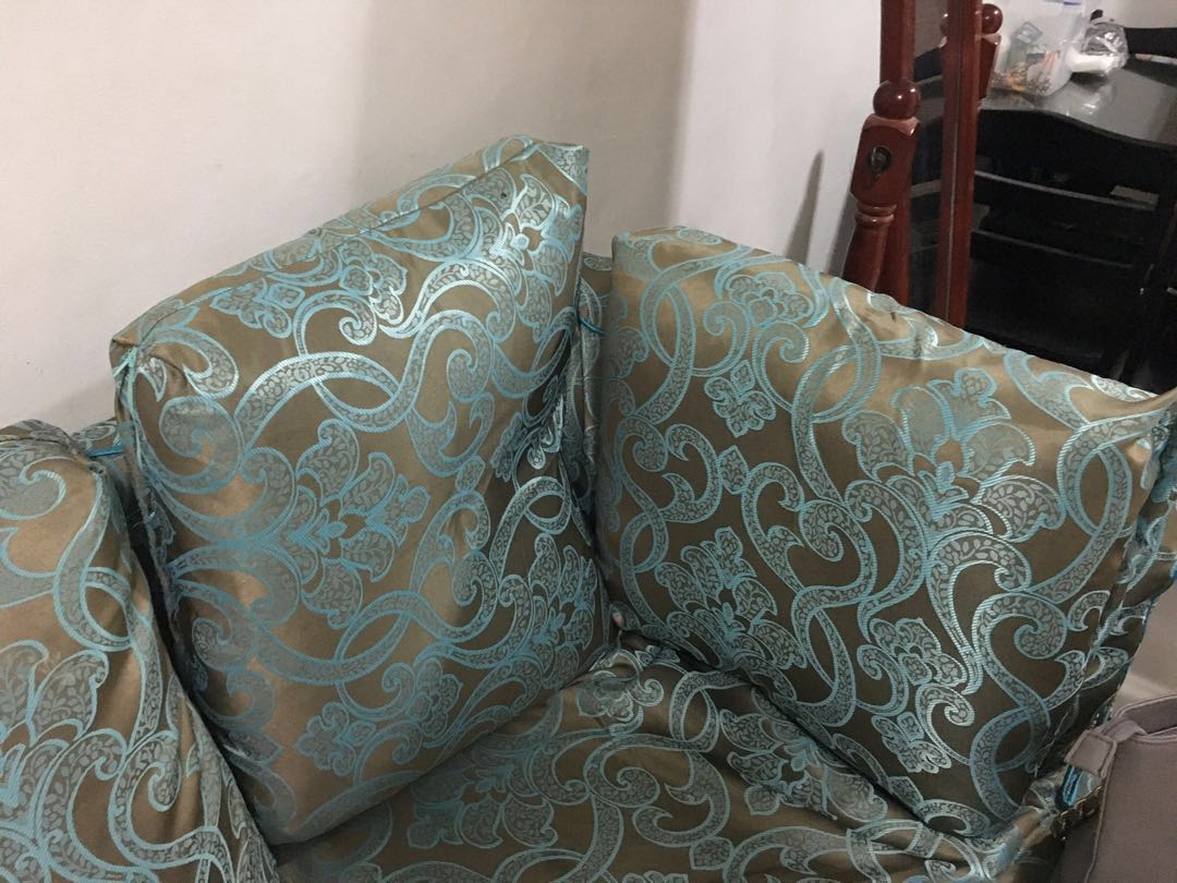 Uratex sofa set L type, Furniture & Home Living, Furniture, Sofas on ...