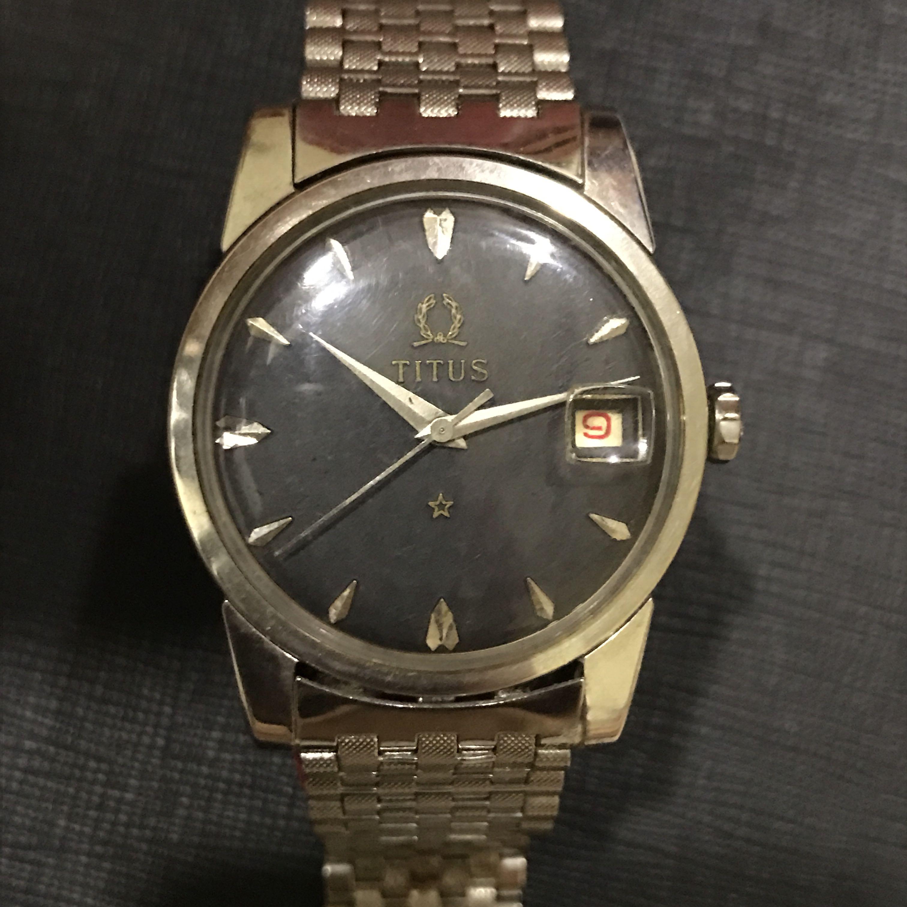 Vintage Titus Watch, Hobbies & Toys, Memorabilia & Collectibles ...