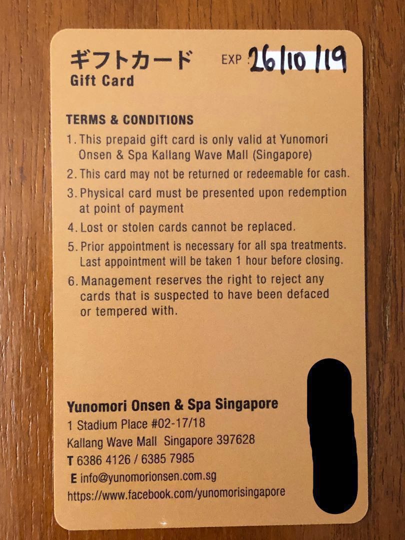 ($236 credits) Yunomori Onsen & Spa gift card, Tickets & Vouchers ...