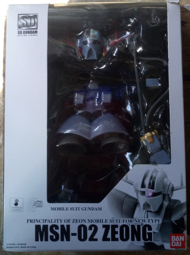 全新 高達 SD Gundam Action Figure Perfect Zeong 雙腳換上噴射筒 可變成 完美 自護號 Zeon 自護軍 ...