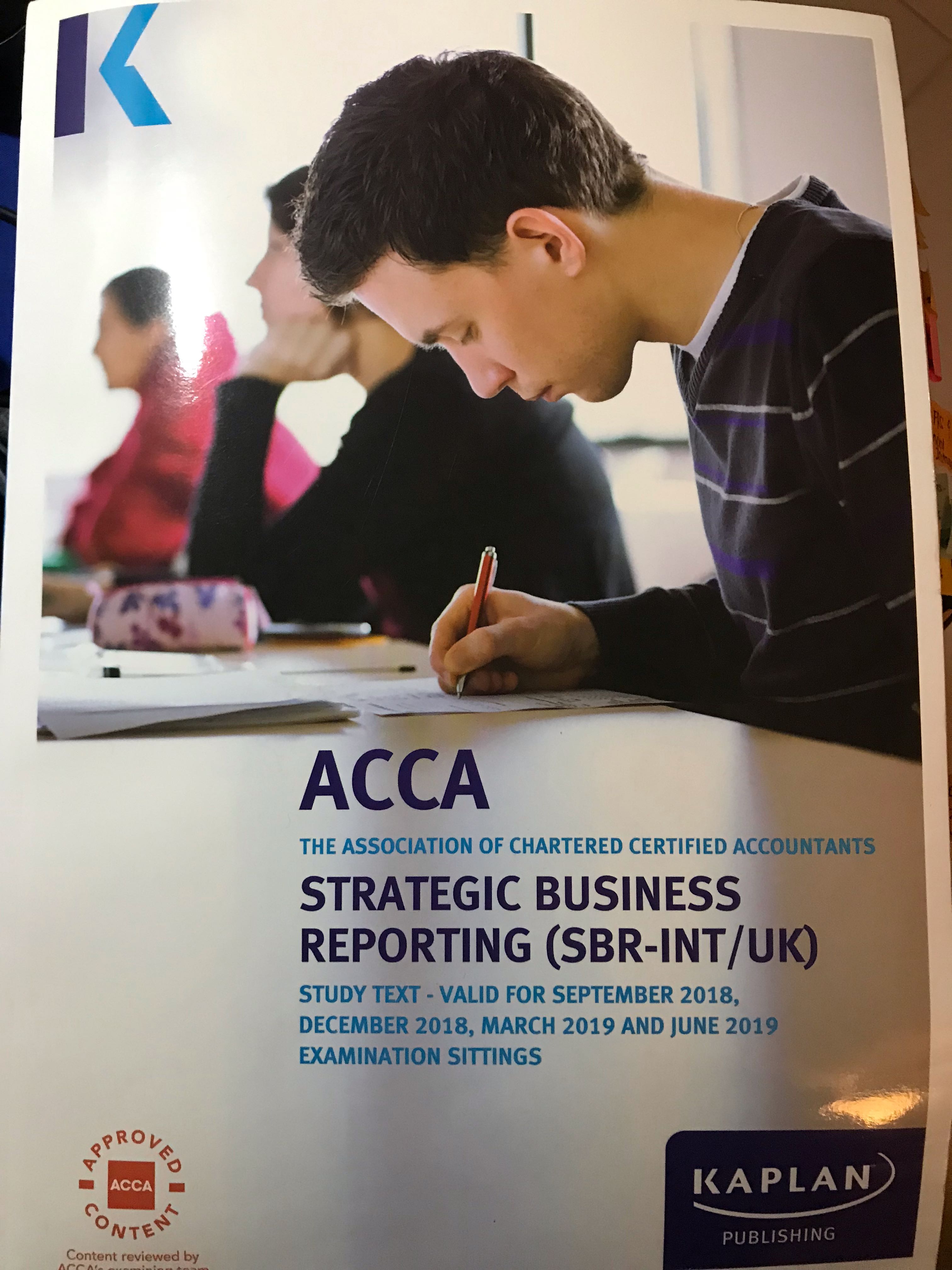 ACCA SBR Textbook, Hobbies & Toys, Books & Magazines, Textbooks on ...