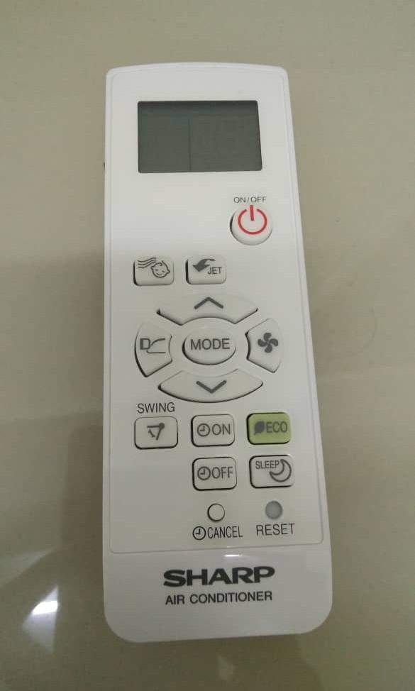 Aircond 1HP Sharp Inverter AHX9UED, Furniture & Home Living, Furniture ...