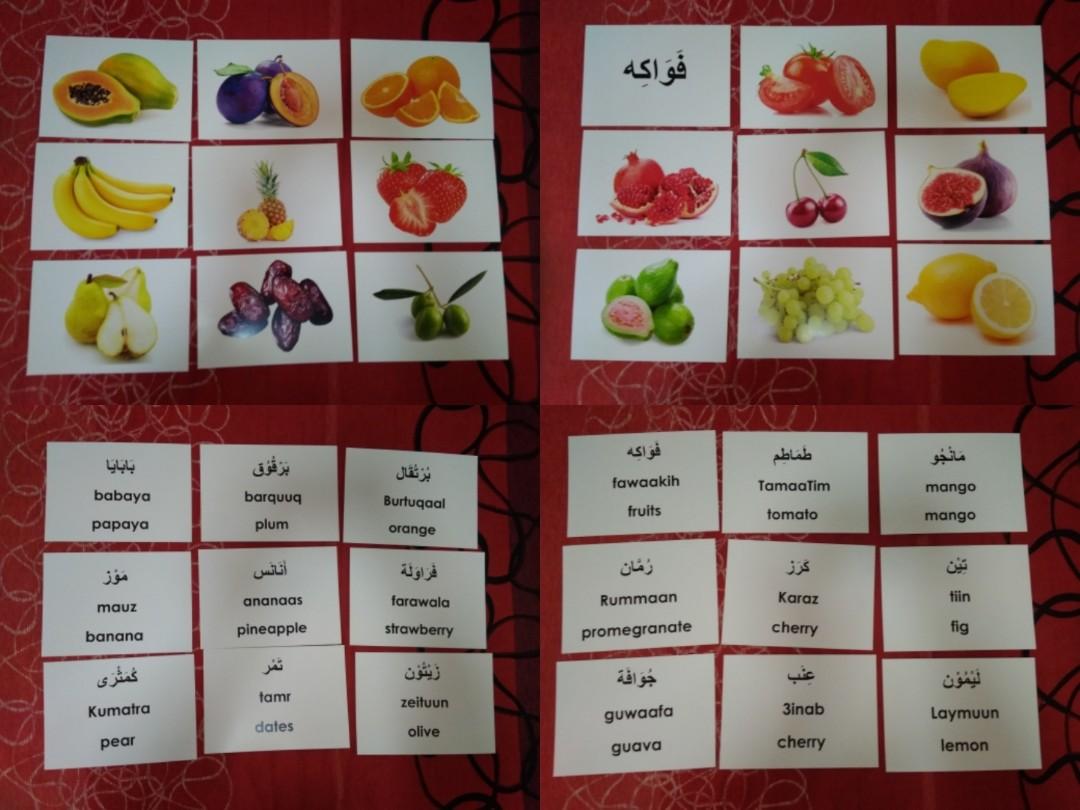 Arabic (Huruf Hijaiyyah)Arabic flashcards bundle common vocab madrasah ...