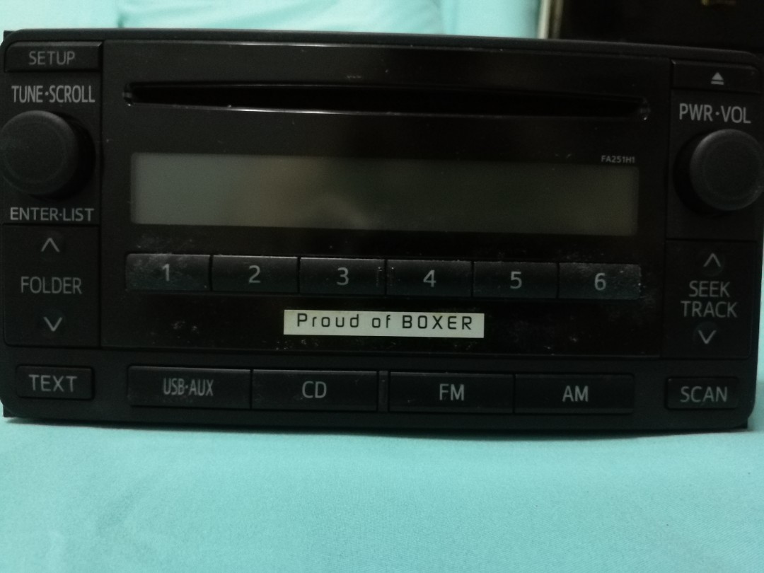Fujitsu 2 DIN OEM Stereo Head Unit, Car Accessories, Accessories on ...