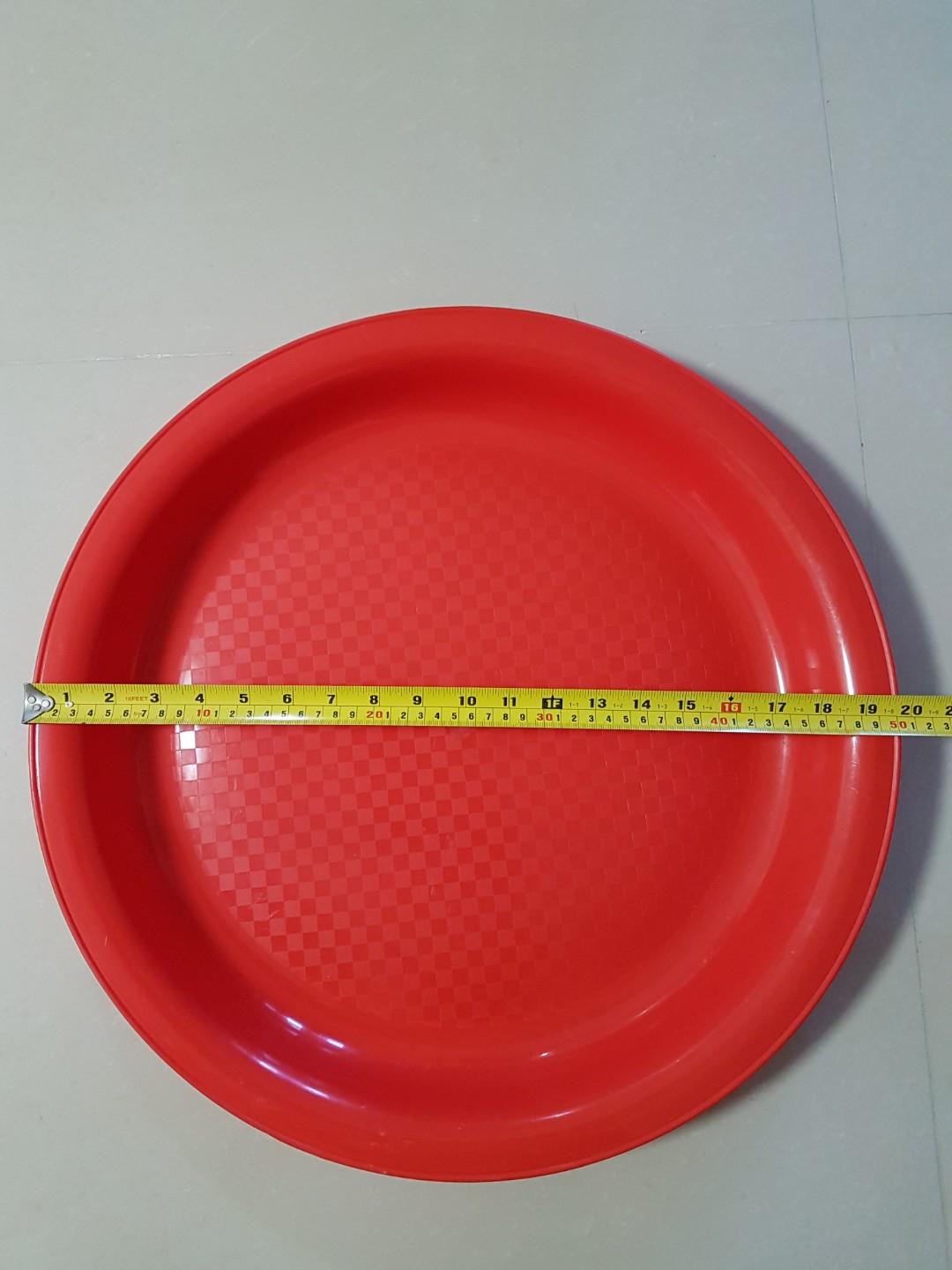 Big Red Plastic tray, Furniture & Home Living, Kitchenware & Tableware ...