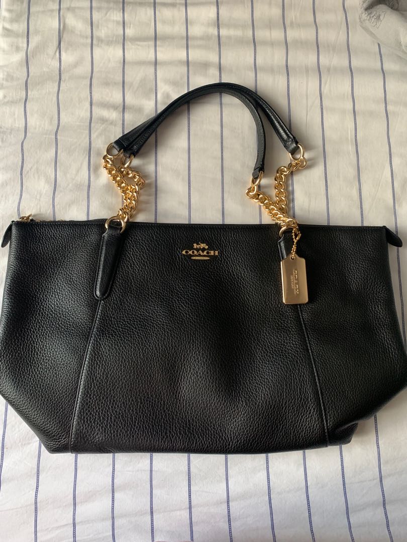 Coach Ava Chain Tote, Women's Fashion, Bags & Wallets, Purses & Pouches ...