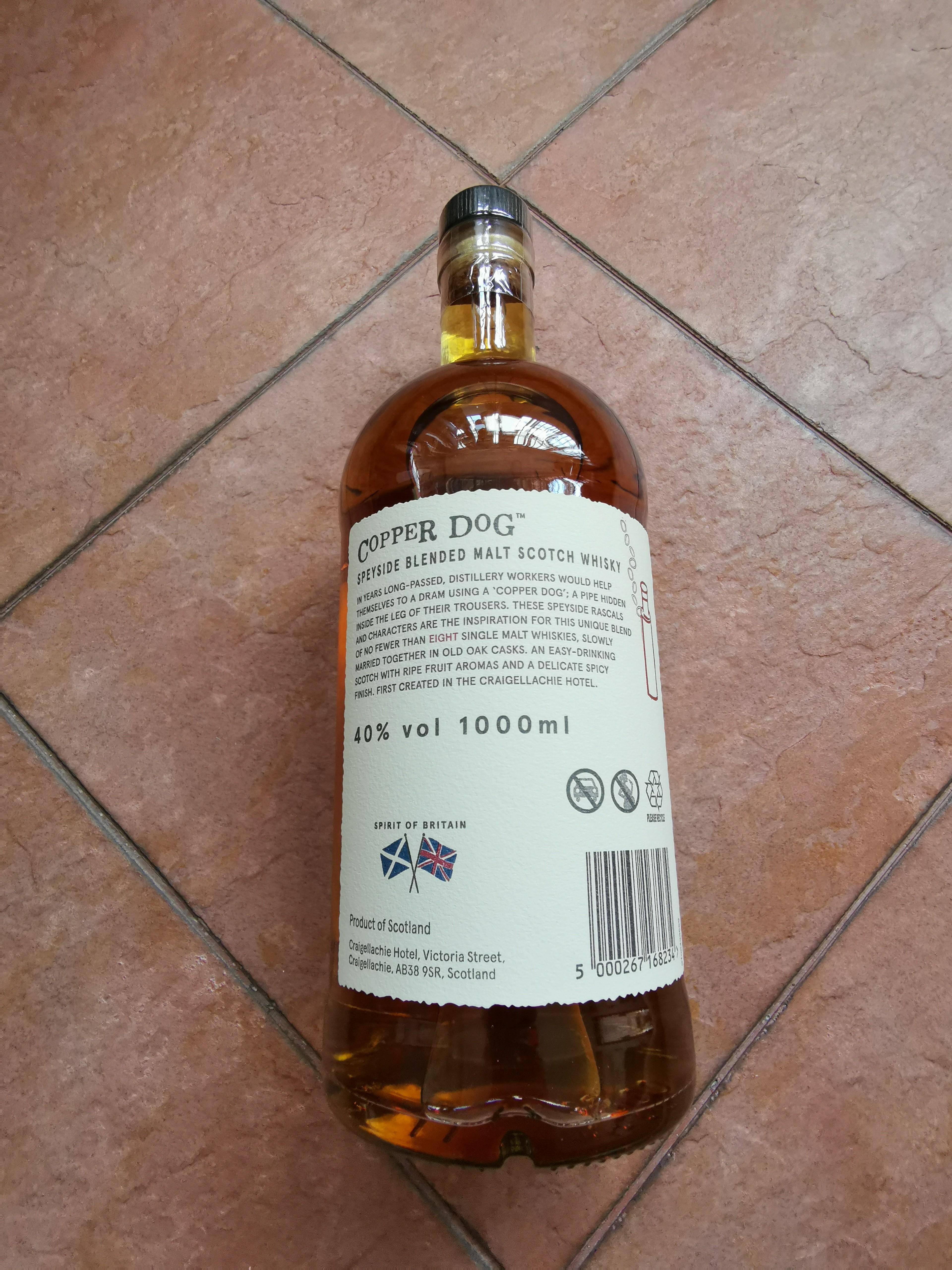 COPPER DOG SCOTCH WHISKY 1L, Food & Drinks, Alcoholic Beverages on ...