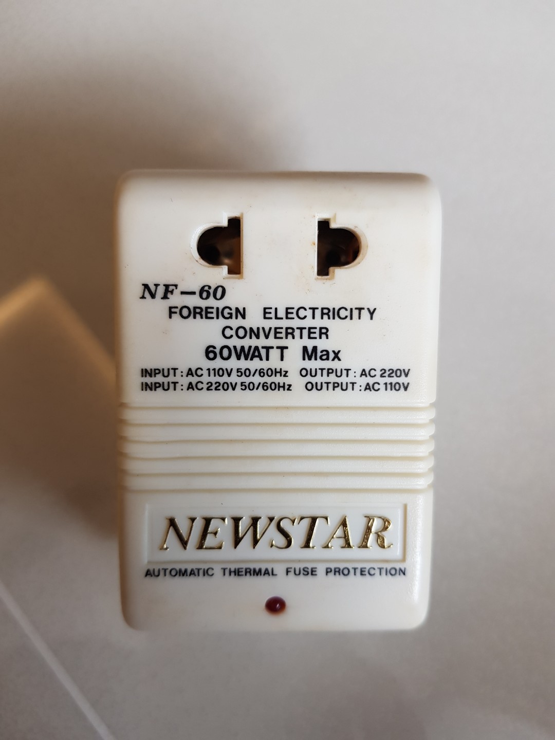 NEWSTAR NF-60 Foreign Electricity AC-DC Converter 60W Max, Everything ...