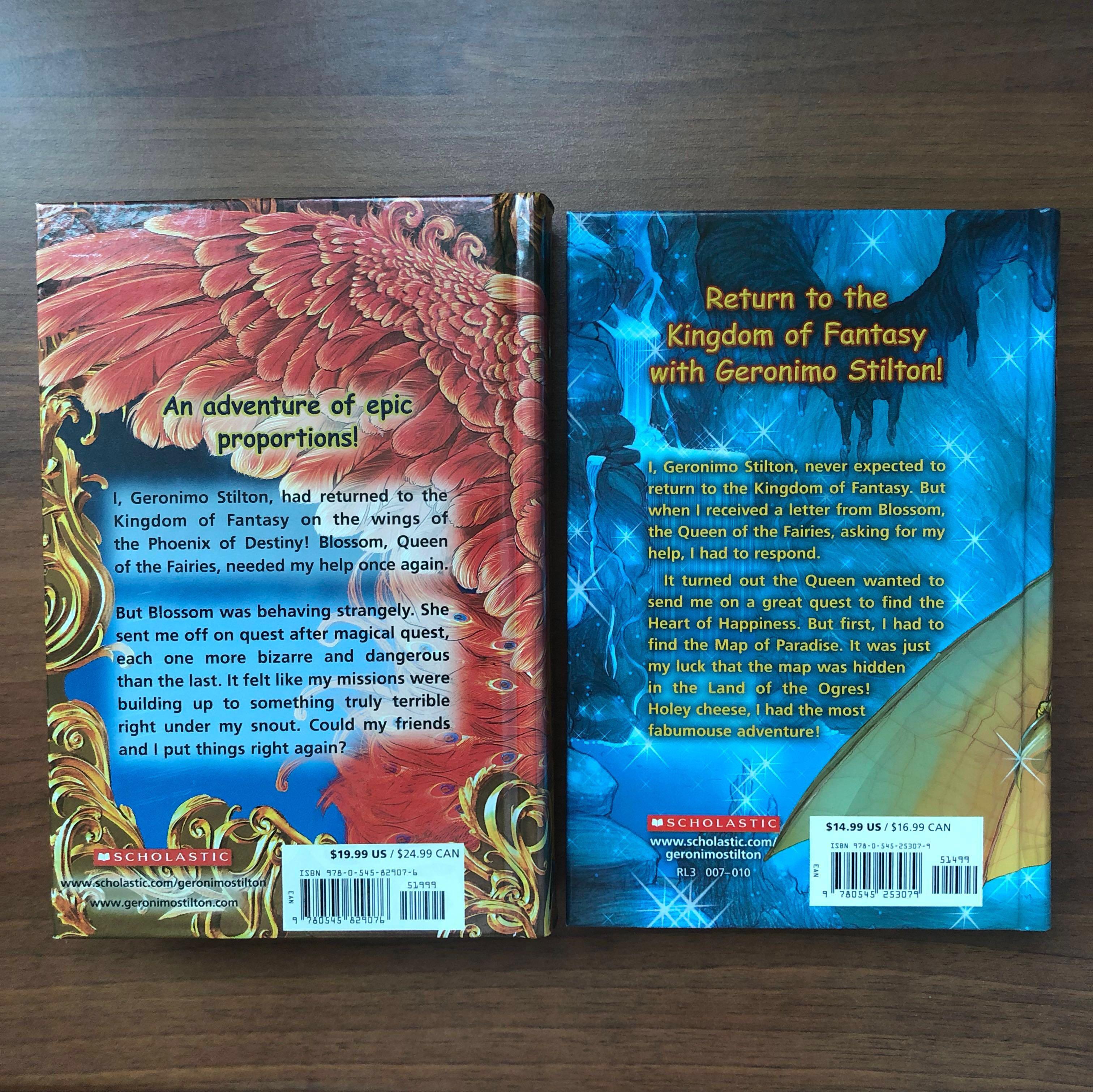 Geronimo Stilton Story Books {1-The Phoenix Of Destiny} & {2-The Quest ...