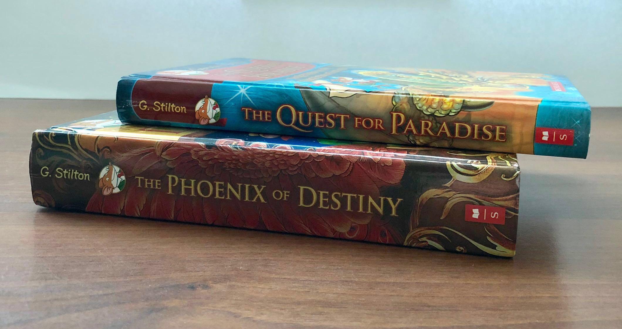 Geronimo Stilton Story Books {1-The Phoenix Of Destiny} & {2-The Quest ...