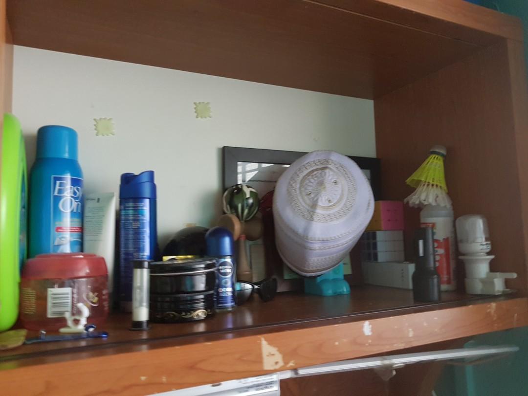 Heavy Study Table with shelves, Furniture & Home Living, Furniture ...