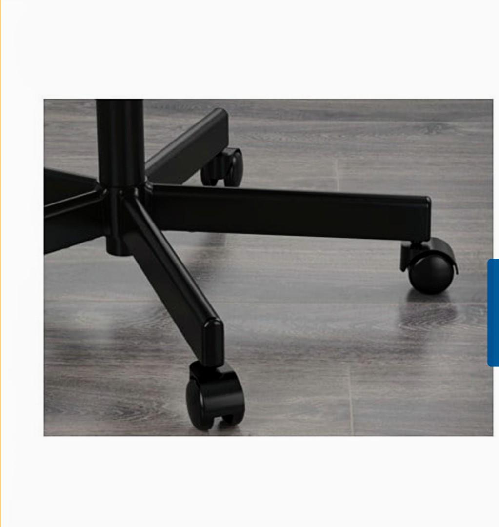 IKEA Millberget Swivel Chair Black, Furniture & Home Living, Furniture ...
