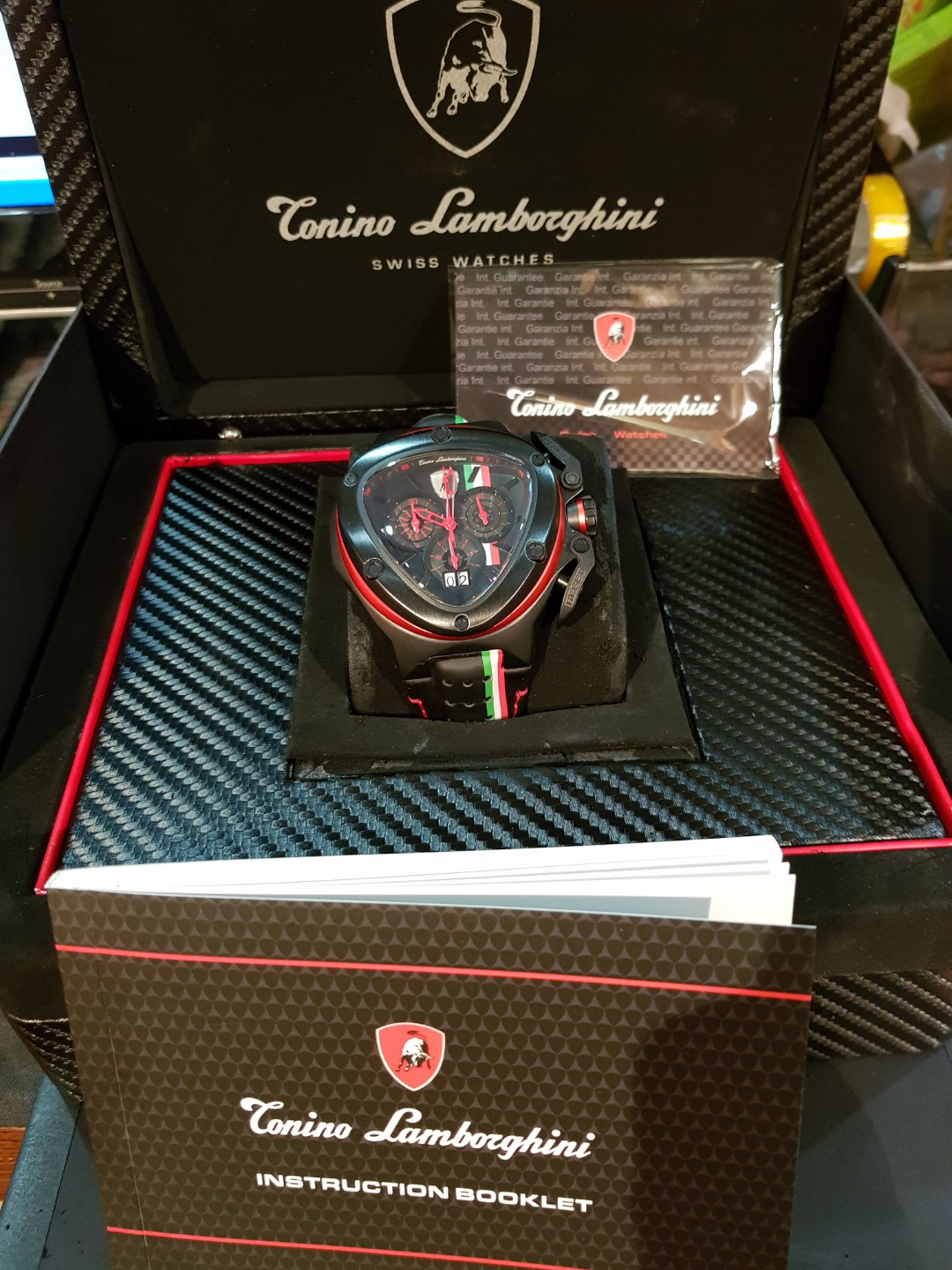 Lamborghini dress watch, Luxury, Watches on Carousell