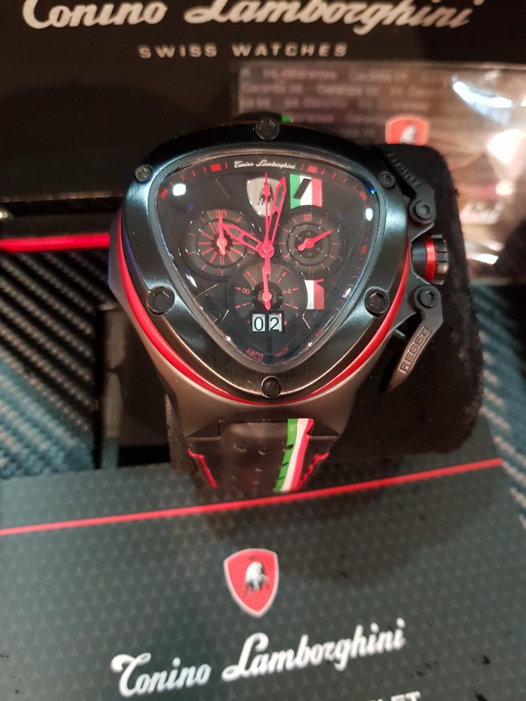 Lamborghini dress watch, Luxury, Watches on Carousell