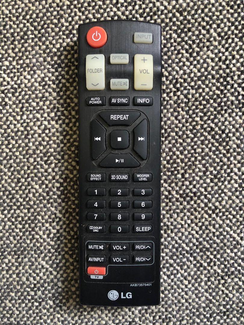 LG Soundbar/Subwoofer/remote control, Electronics, Audio on Carousell