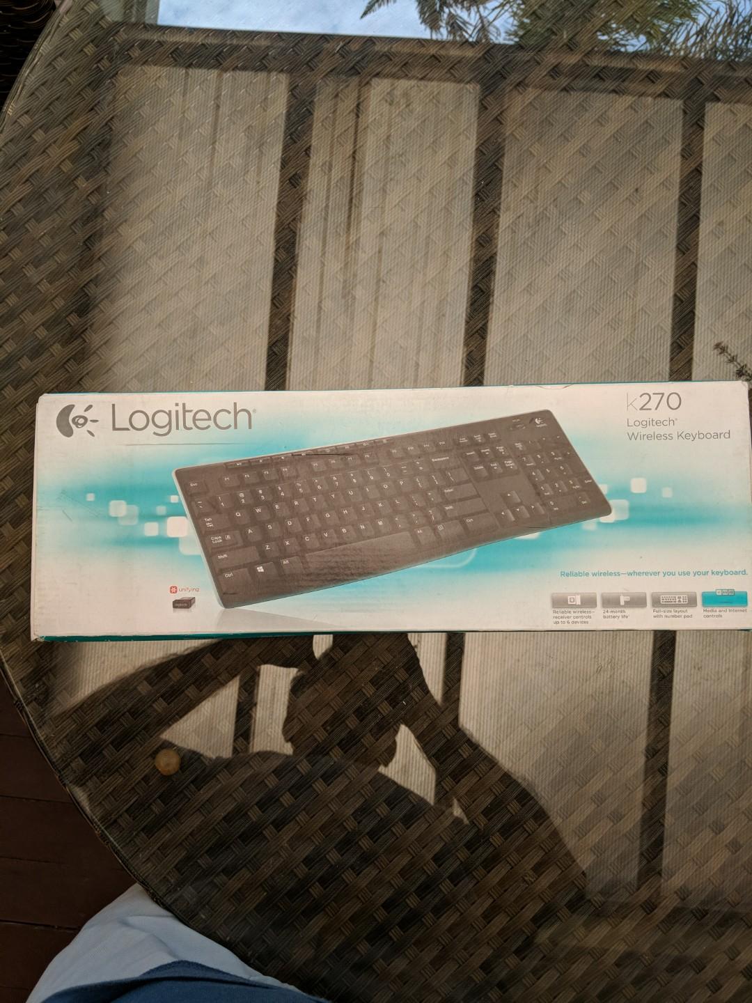 Logitech Wireless Keyboard, Computers & Tech, Parts & Accessories ...
