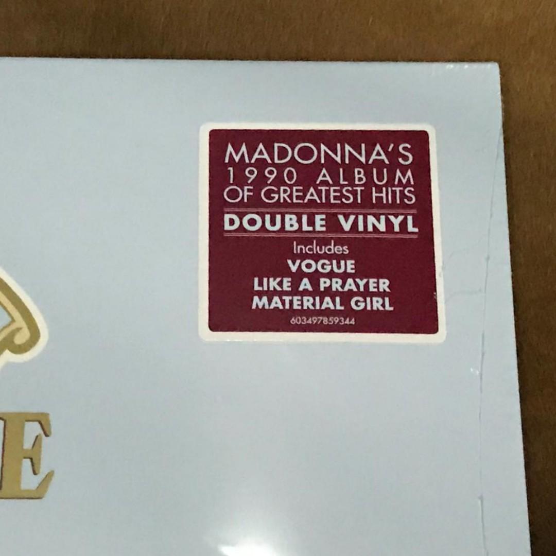 Madonna - Immaculate Collection, Brand New, sealed, double LP, greatest ...