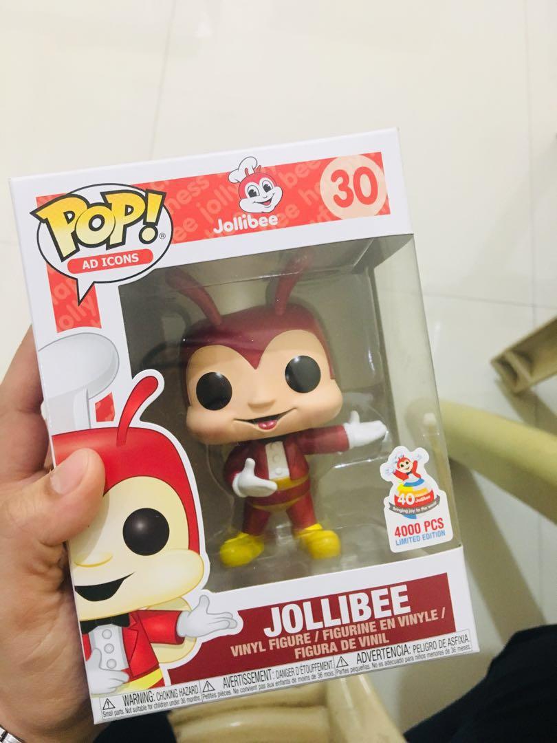 Metallic Jollibee Funko Pop (Limited Edition), Hobbies & Toys, Toys ...