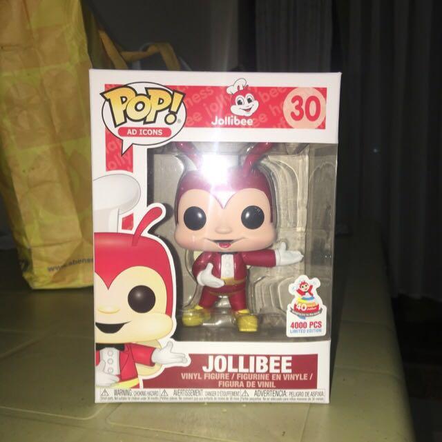 Metallic Jollibee Funko Pop (Limited Edition), Hobbies & Toys, Toys ...