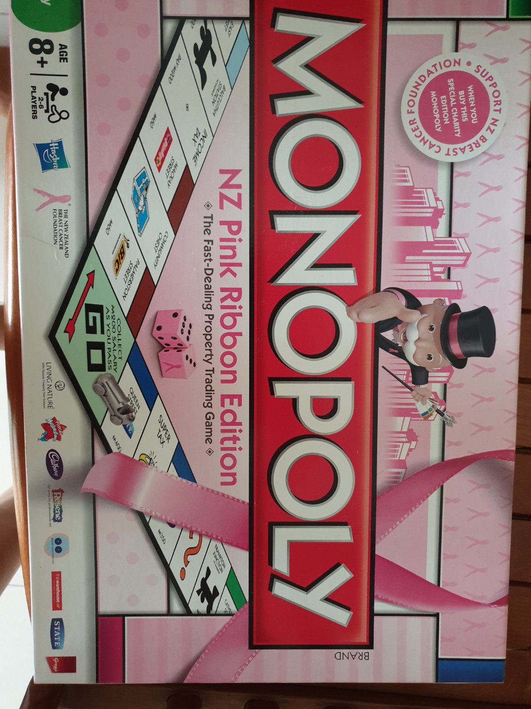 Monopoly - NZ Pink Ribbon Edition, Hobbies & Toys, Toys & Games on ...