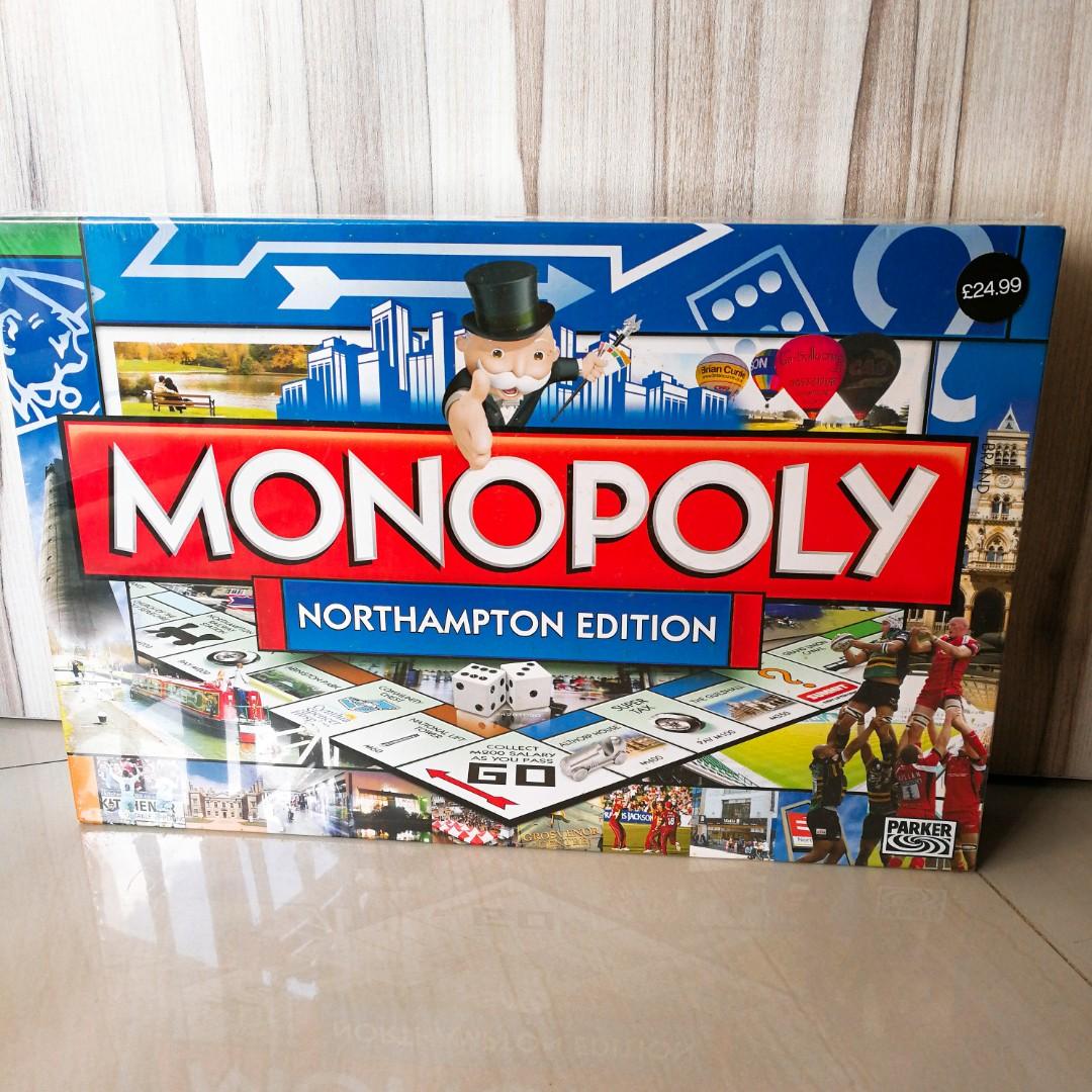 Monopoly Northampton edition (UK), Hobbies & Toys, Toys & Games on ...
