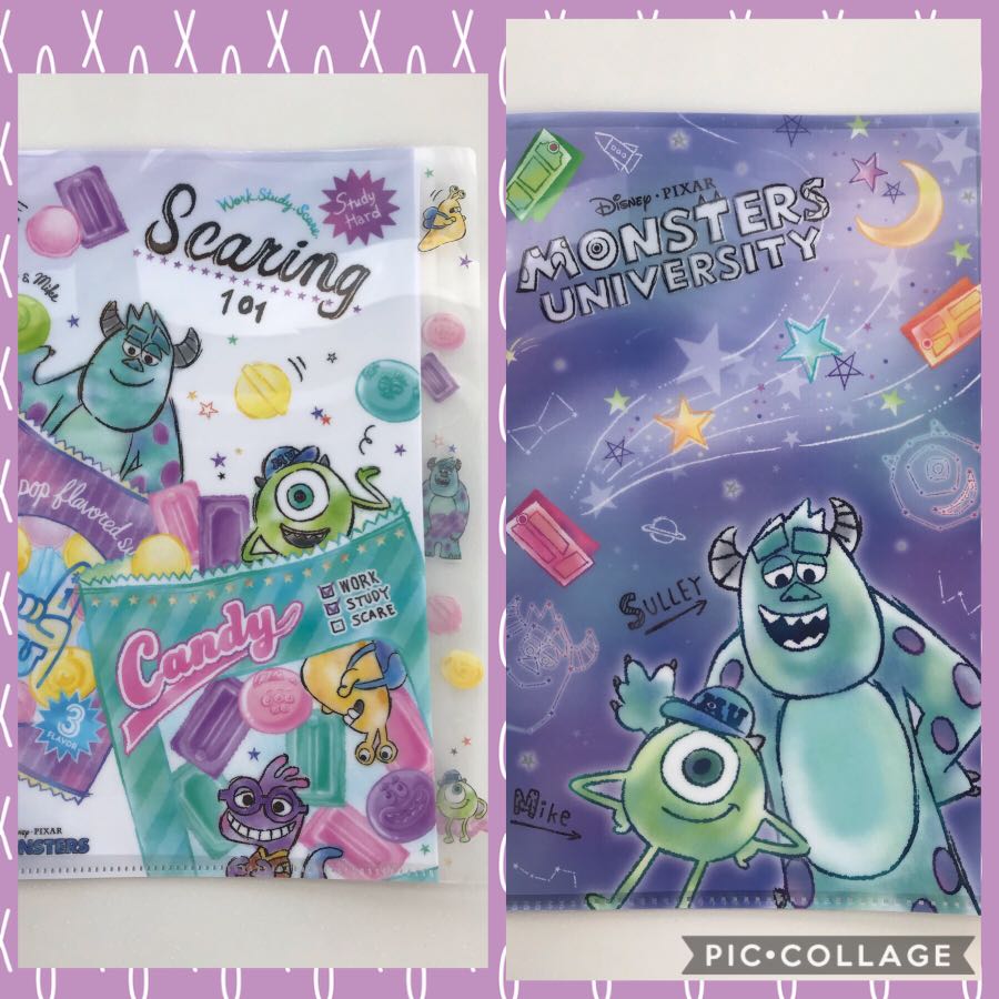 Monster Inc plastic folder, Hobbies & Toys, Stationery & Craft ...