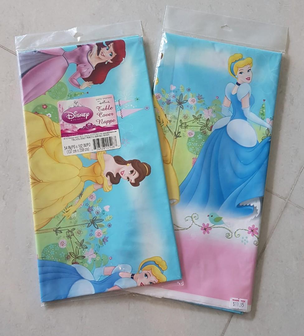 New Disney Princess Table Cover, Furniture & Home Living, Furniture ...