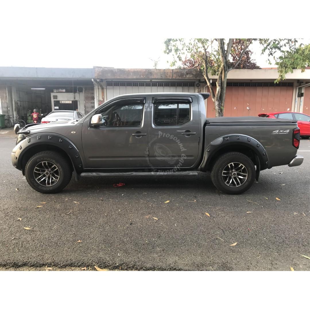 NISSAN NAVARA D40 FENDER ARCH MATT BLACK BIG, Auto Accessories on Carousell