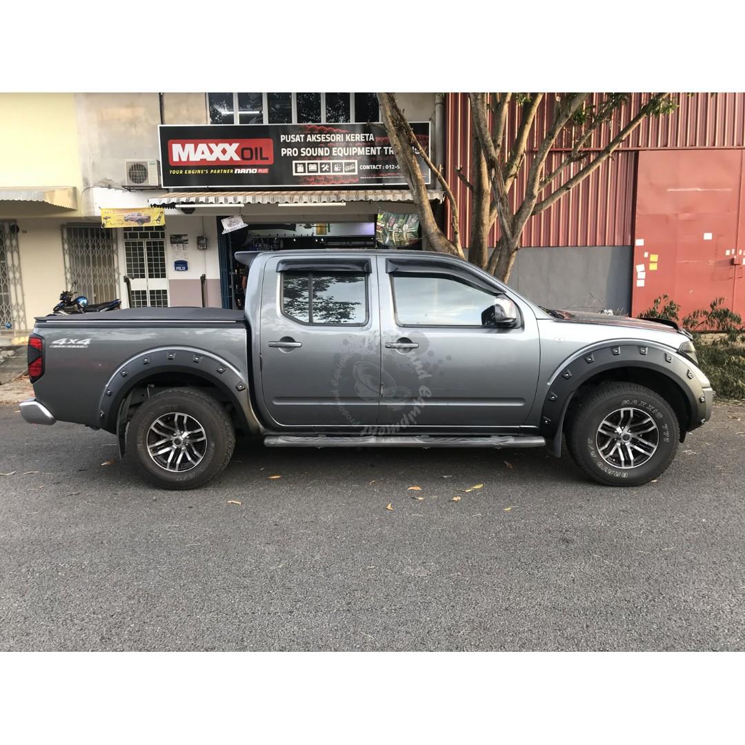 NISSAN NAVARA D40 FENDER ARCH MATT BLACK BIG, Auto Accessories on Carousell
