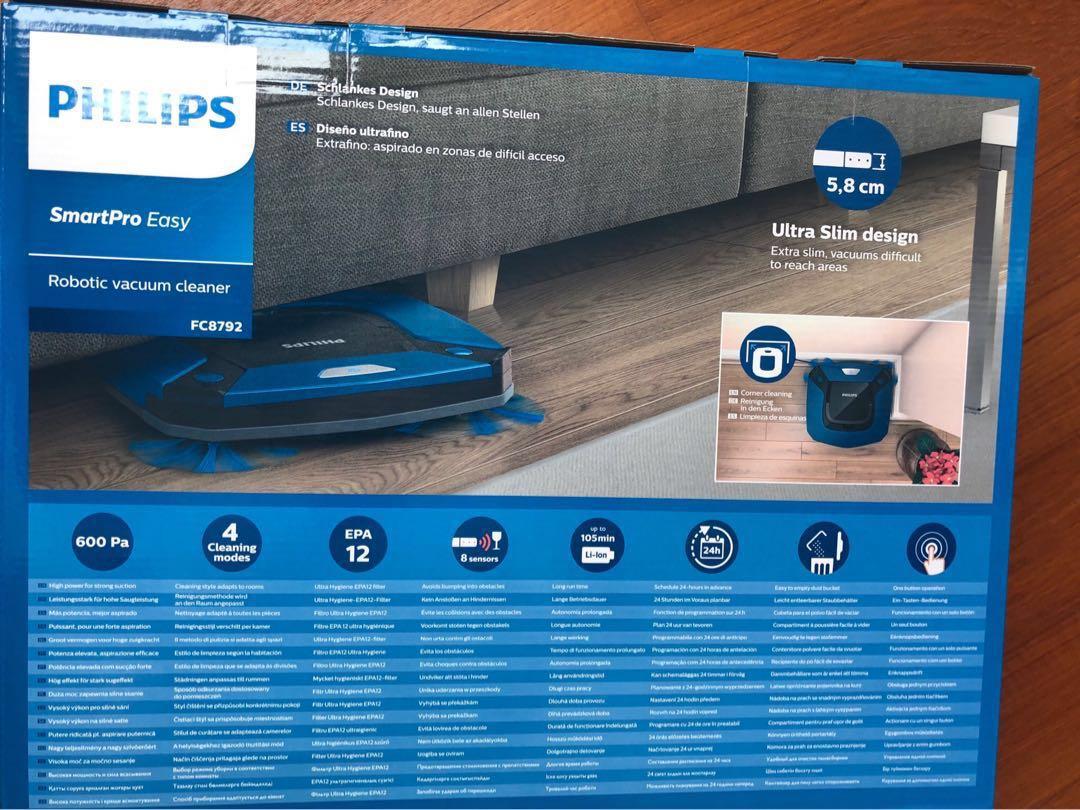 Philips SmartPro Easy Robotic Vacuum, Home Appliances, Cleaning ...