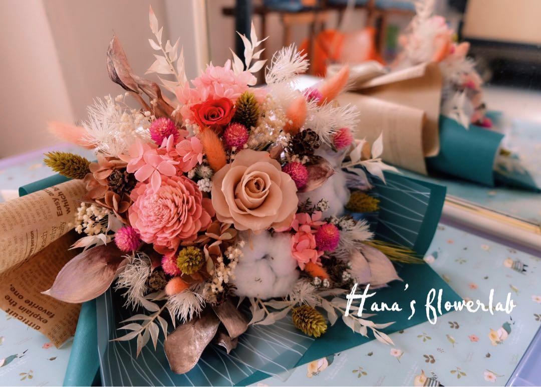 Preserved Flower Hand Bouquet (Wedding/ ROM/ Solemnisation/ Proposal ...