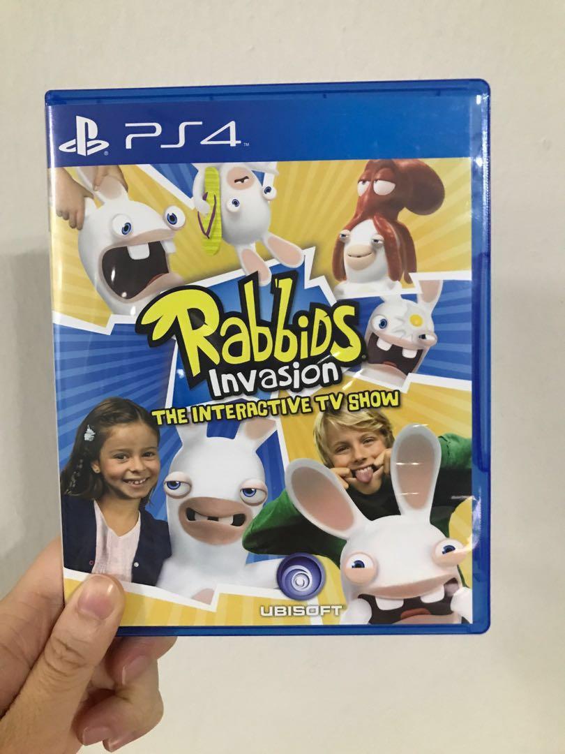 PS4 Rabbids invasion the interactive TV show, Video Gaming, Video Games ...