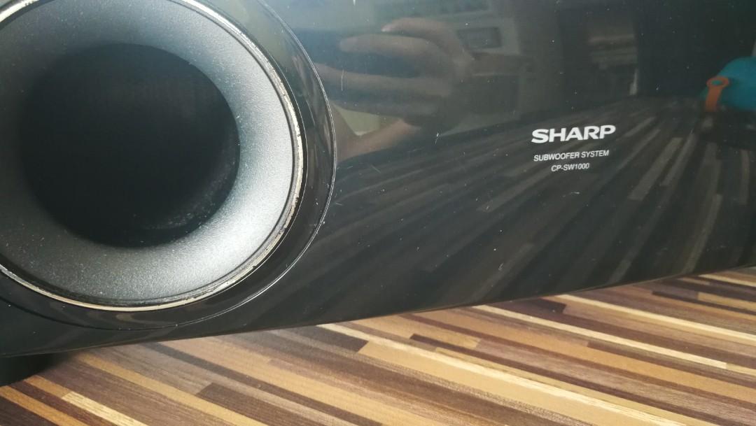Sharp subwoofer, Audio, Soundbars, Speakers & Amplifiers on Carousell