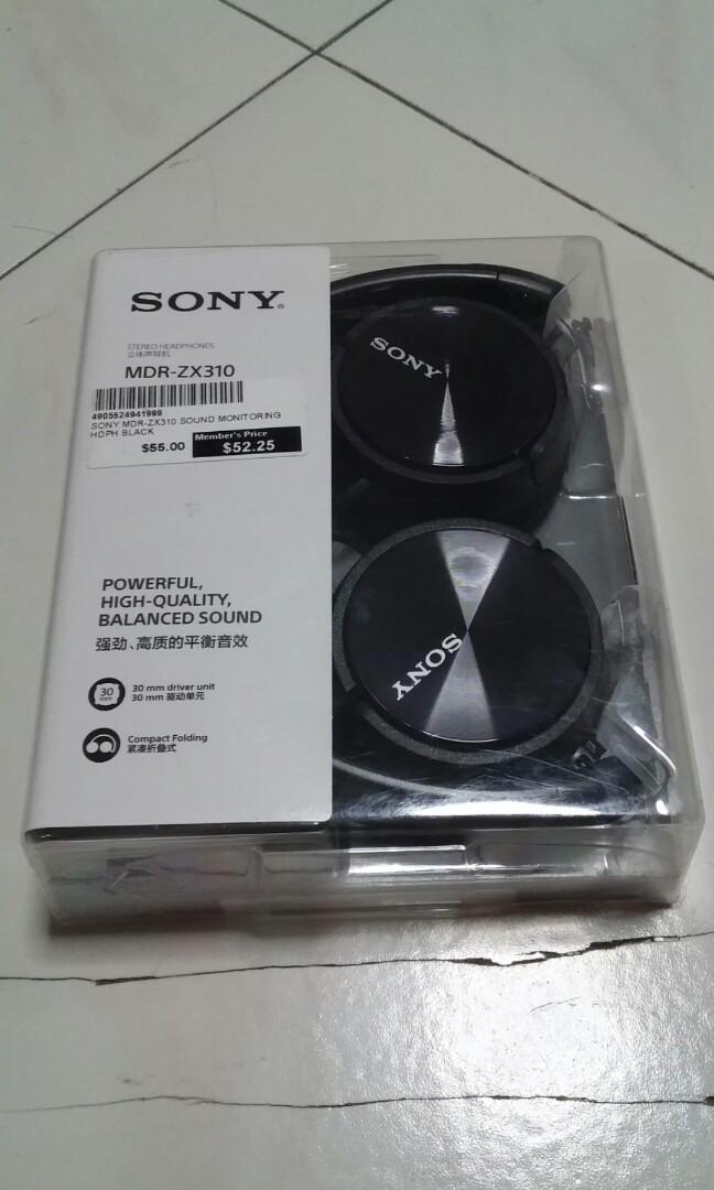 SONY MDR-ZX310, Audio, Headphones & Headsets on Carousell