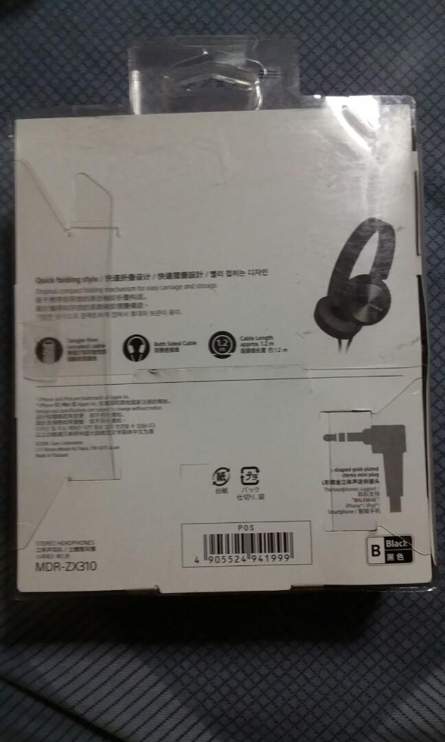SONY MDR-ZX310, Audio, Headphones & Headsets on Carousell