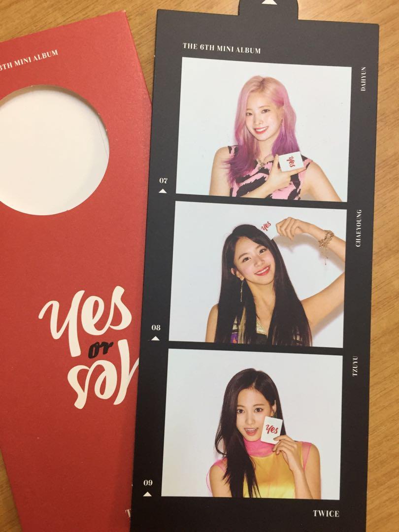 TWICE photostrip - Tzuyu, Chaeyoung and Dahyun, Hobbies & Toys ...