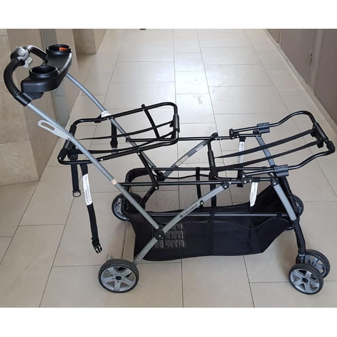 Twin Stroller Frame, Babies & Kids, Going Out, Strollers on Carousell