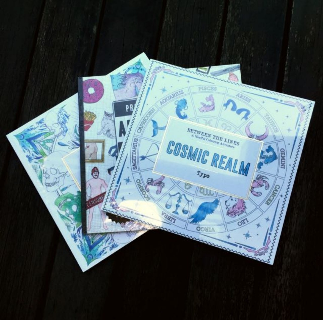 Typo Adult Colouring Book, Hobbies & Toys, Books & Magazines ...