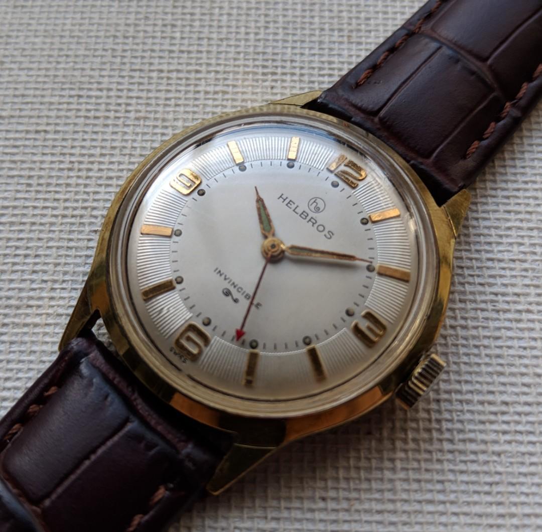 Vintage 1960s Helbros Invincible Series Mechanical Watch, Women's ...